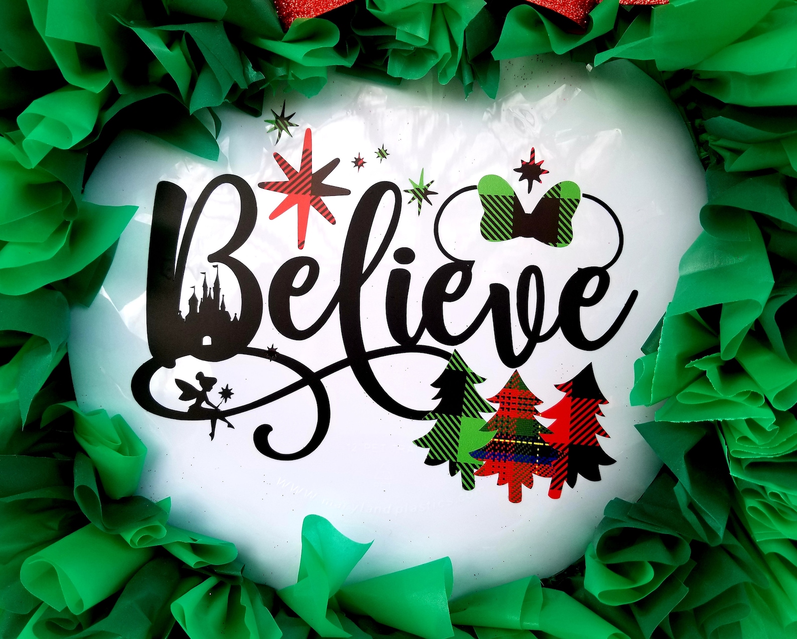 Christmas Wreath-disney Wreath-mickey Mouse-mickey Wreath-minnie Mouse ...