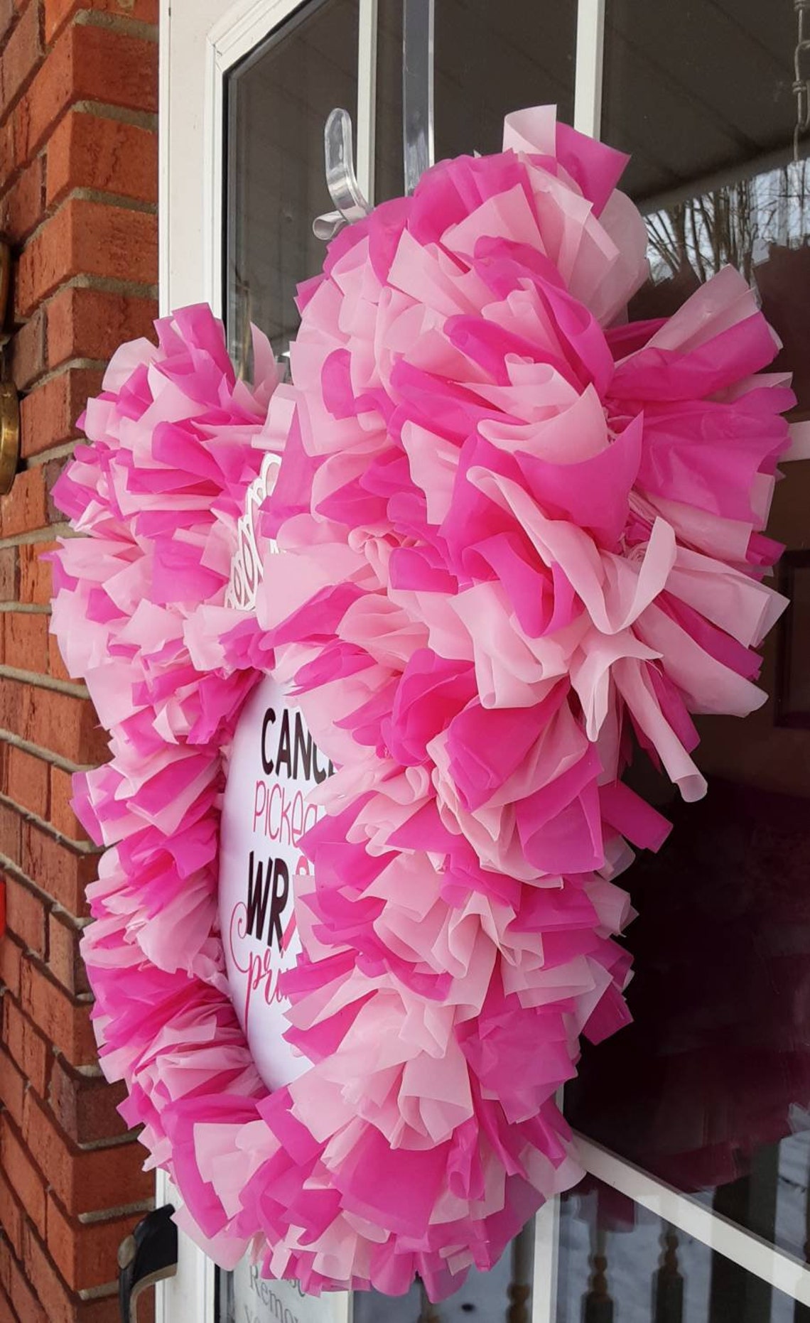 Conciencia del cáncer-cáncer de mama conciencia-decoración de | Etsy