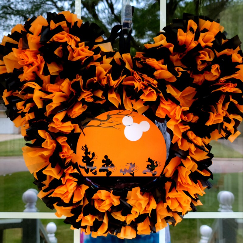 Fall Mickey Wreath - Etsy