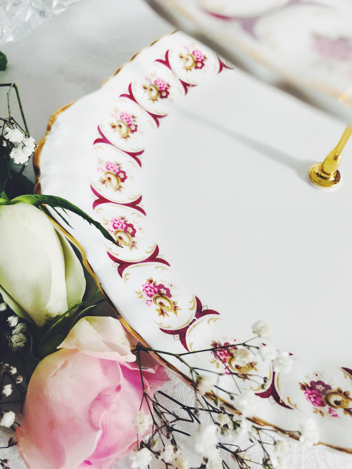 Vintage Cornet Handmade 2 Tier Cake Stand. | Etsy