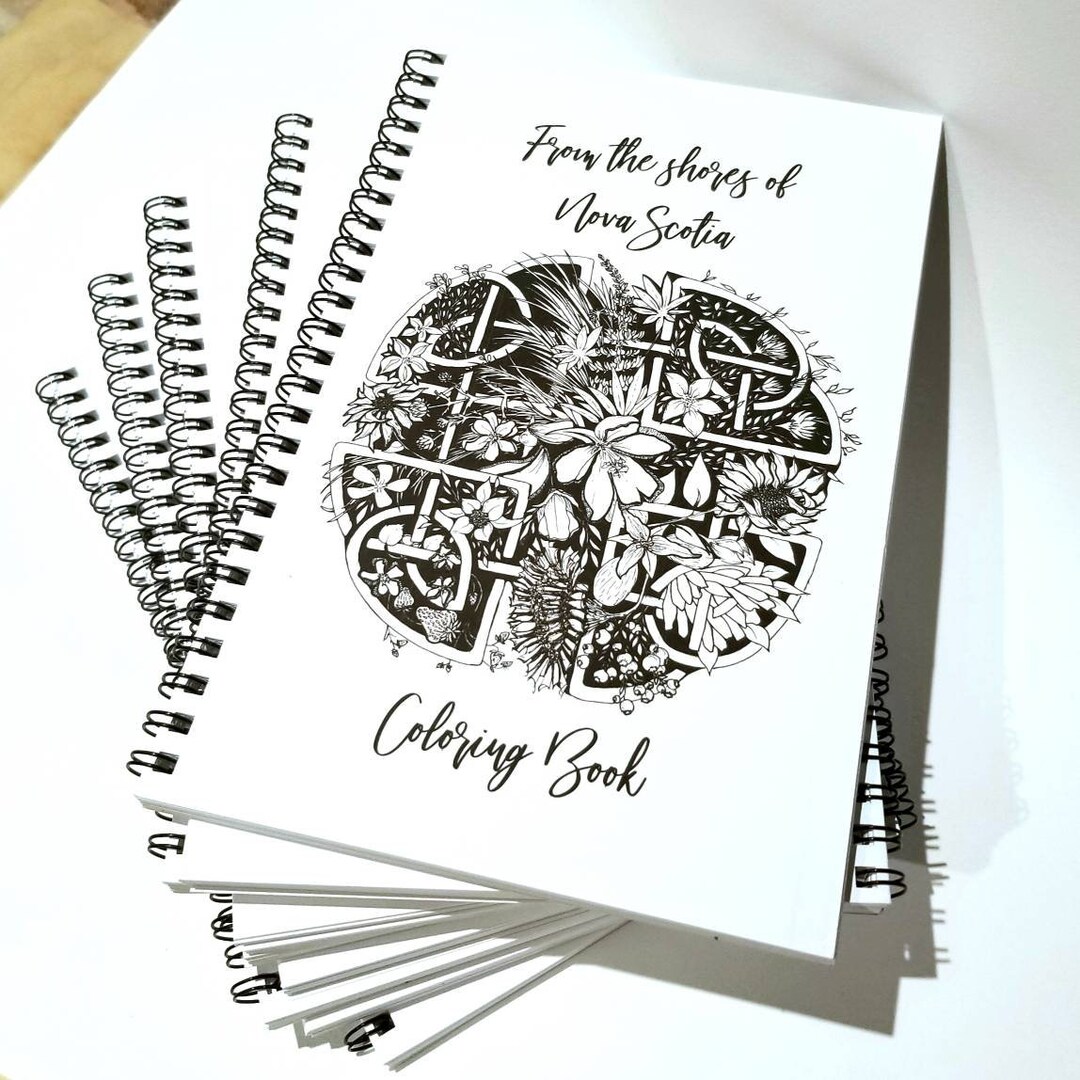 Coloring Book Nova Scotia Color Coloring East Coast - Etsy