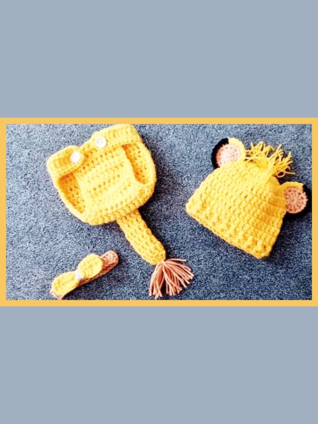 Simba Lion King Disney Inspired Baby Photo Prop Crochet Costume ...