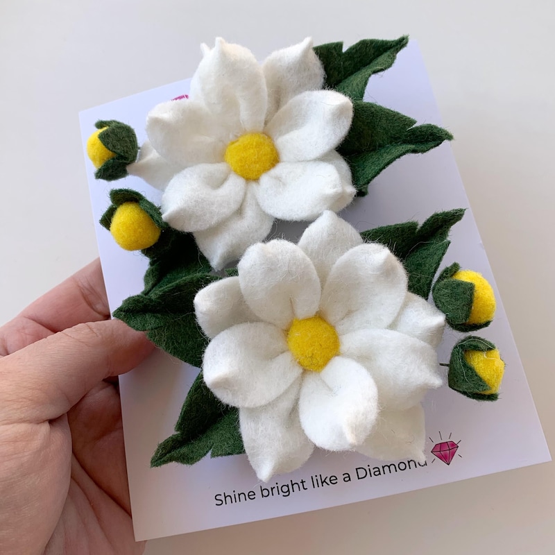 Felt Hair Clip - Etsy