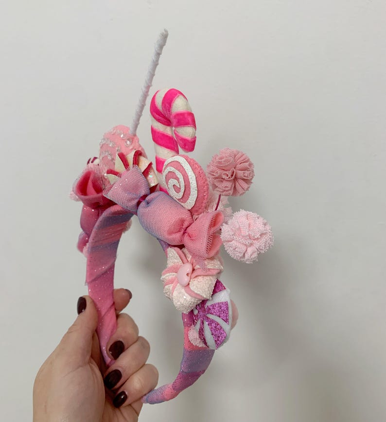 Pink Candyland Lollipop Headband - Candy Princess Costume Candy Theme ...