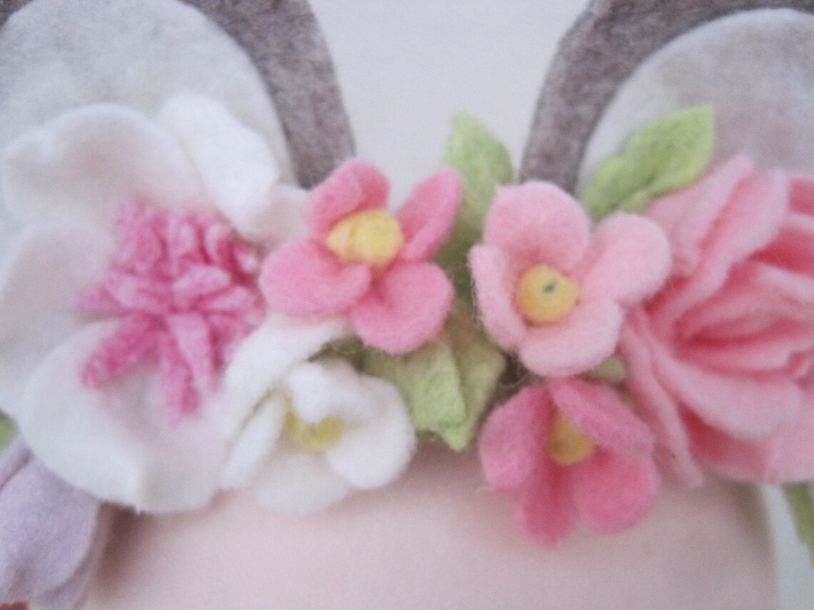 Gray Mouse Ears Headband Baby Mouse Ears Mouse Headband Mouse | Etsy