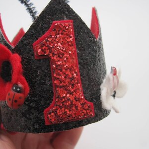 Ladybug Birthday Crown Ladybug Headbands Ladybug Themed 1st Birthday ...