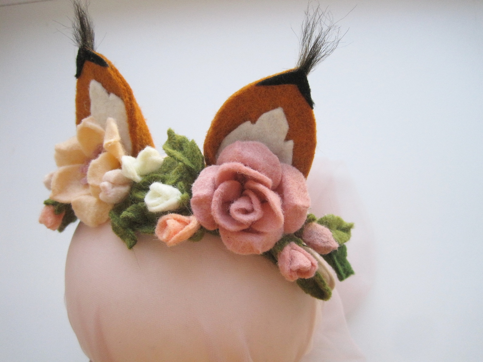 Fox Headband Squirrel Headband Fox Ear Flower Crown Fox | Etsy