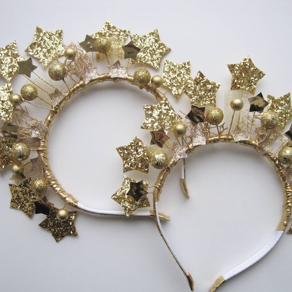 Gold Star Headband - Etsy