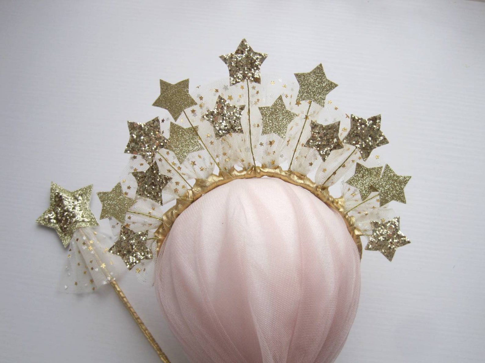 Twinkle Twinkle Little Star Baby Shower Headpiece and Magical Wand Star ...