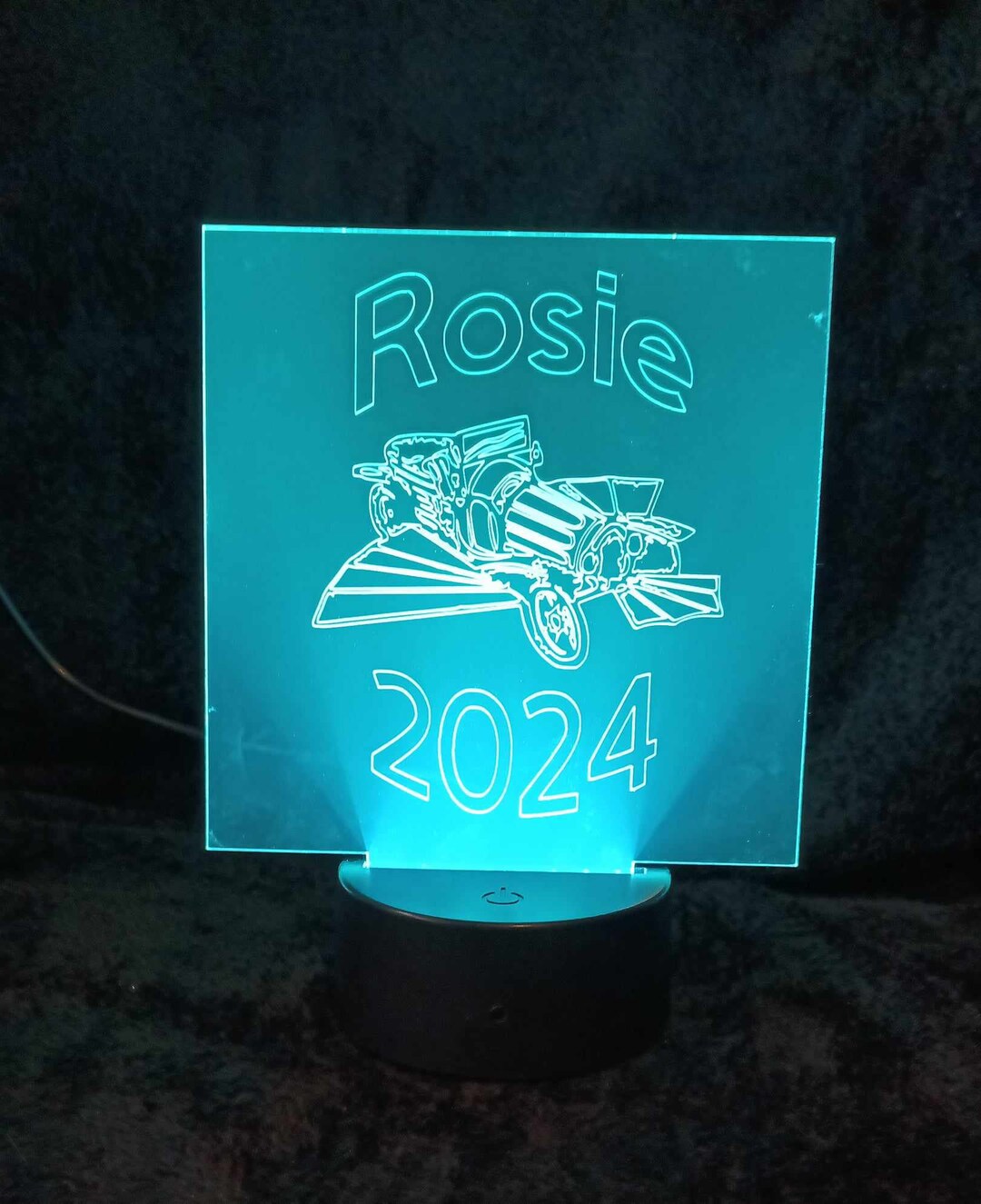 Personalised Chitty Chitty Bang Bang LED Acrylic Nighlight. Comes With ...