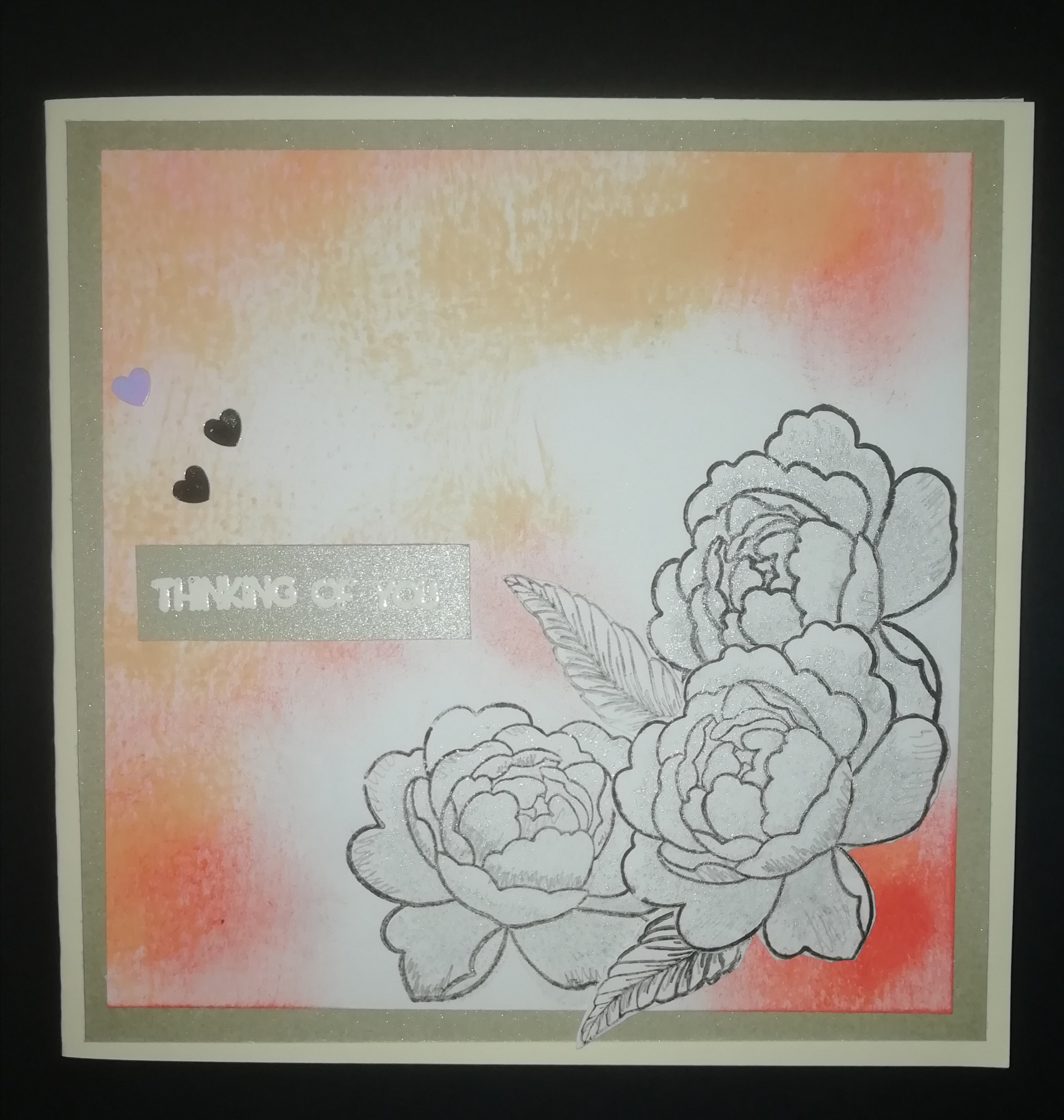 Beautiful Handmade 6x6 Card Featuring Peonies and the - Etsy