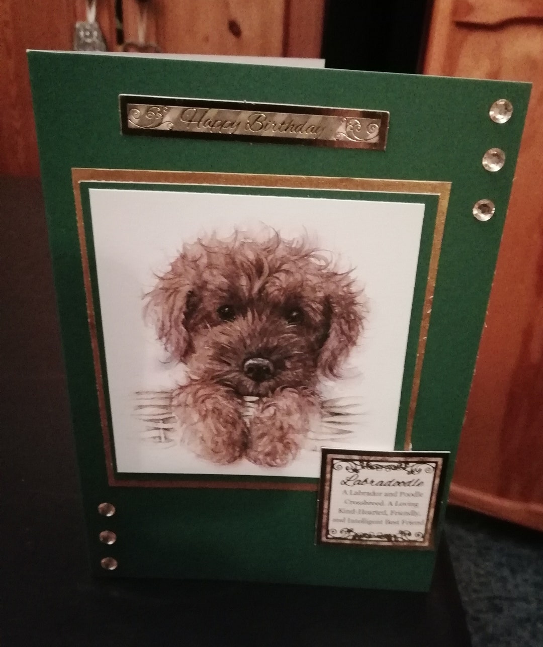 Labradoodle Birthday Card - Etsy