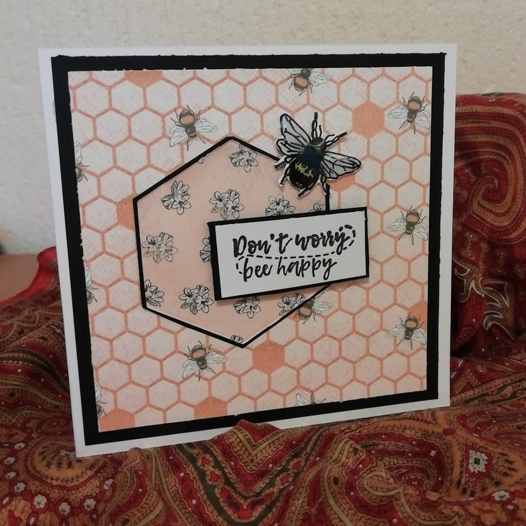Bee Themed Greetings Card - Etsy