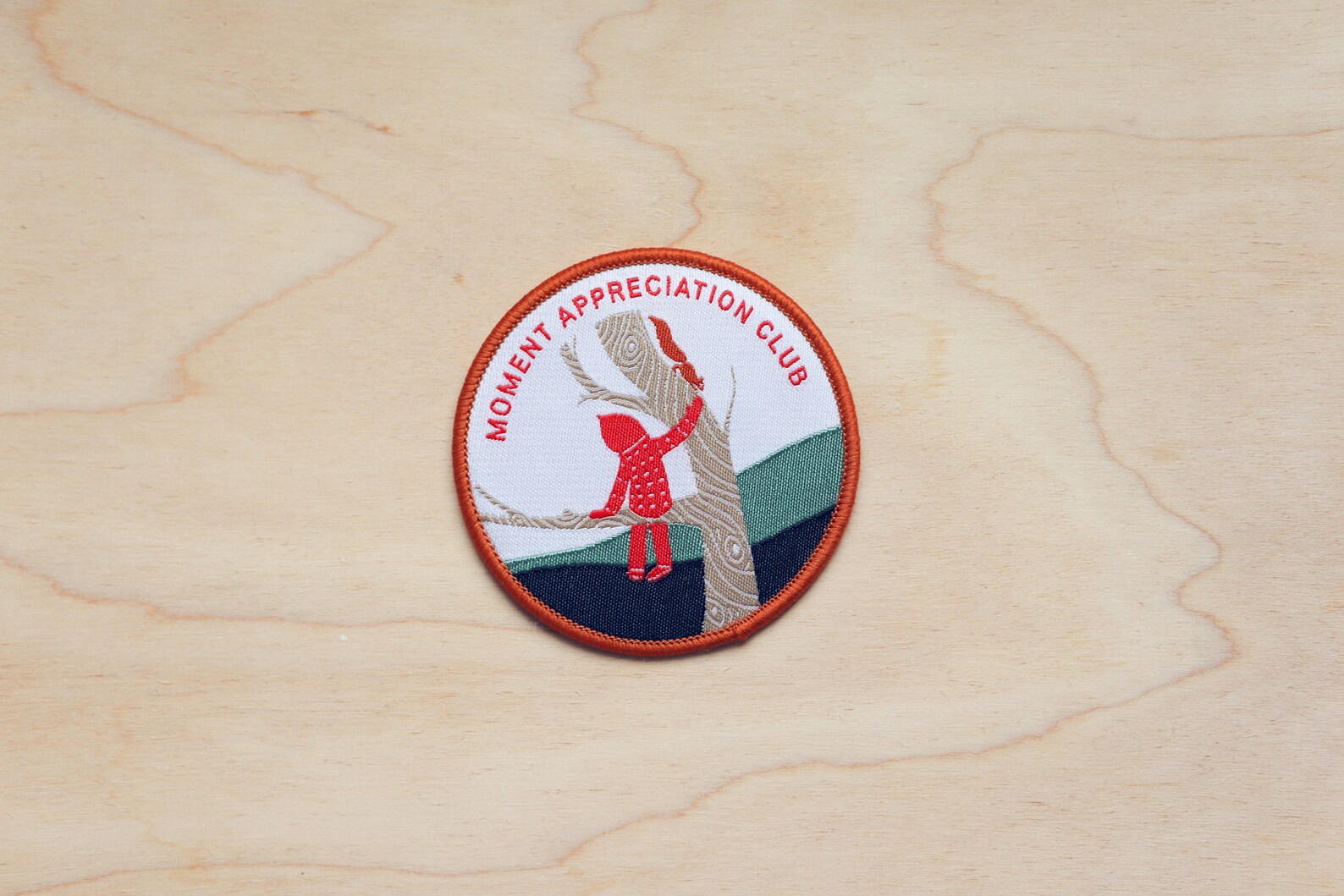 Woven Patch | Moment Appreciation Club - Etsy