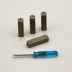 Shoelace Screw on Aglets! Rectangle Metal Sneaker Shoe Lace Tips! Gold ...