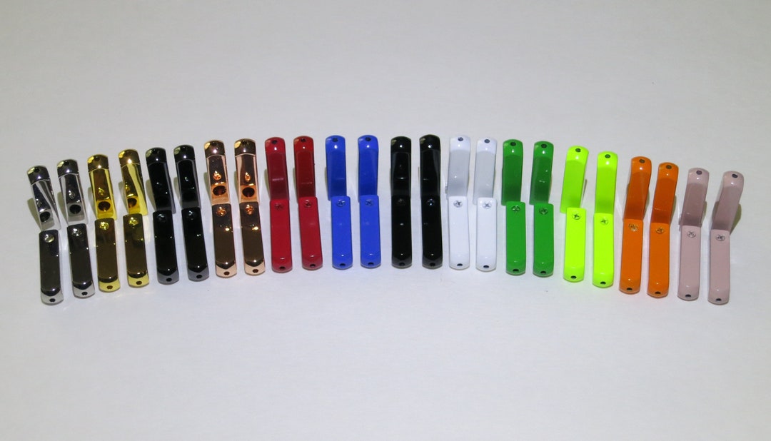 Shoelace Screw on Aglets Rectangle Metal Sneaker Shoe Lace Tips Gold ...