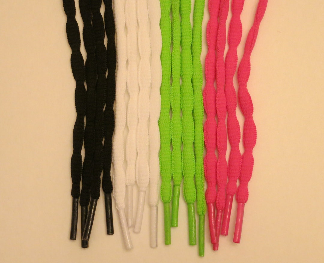Squiggle Sneaker Shoelaces - 27, 36, 45, 54 Inch Length Shoe Lace ...