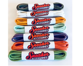 WAXED Cotton Dress Shoe Round Shoelaces 24 30 36 Inch - Etsy