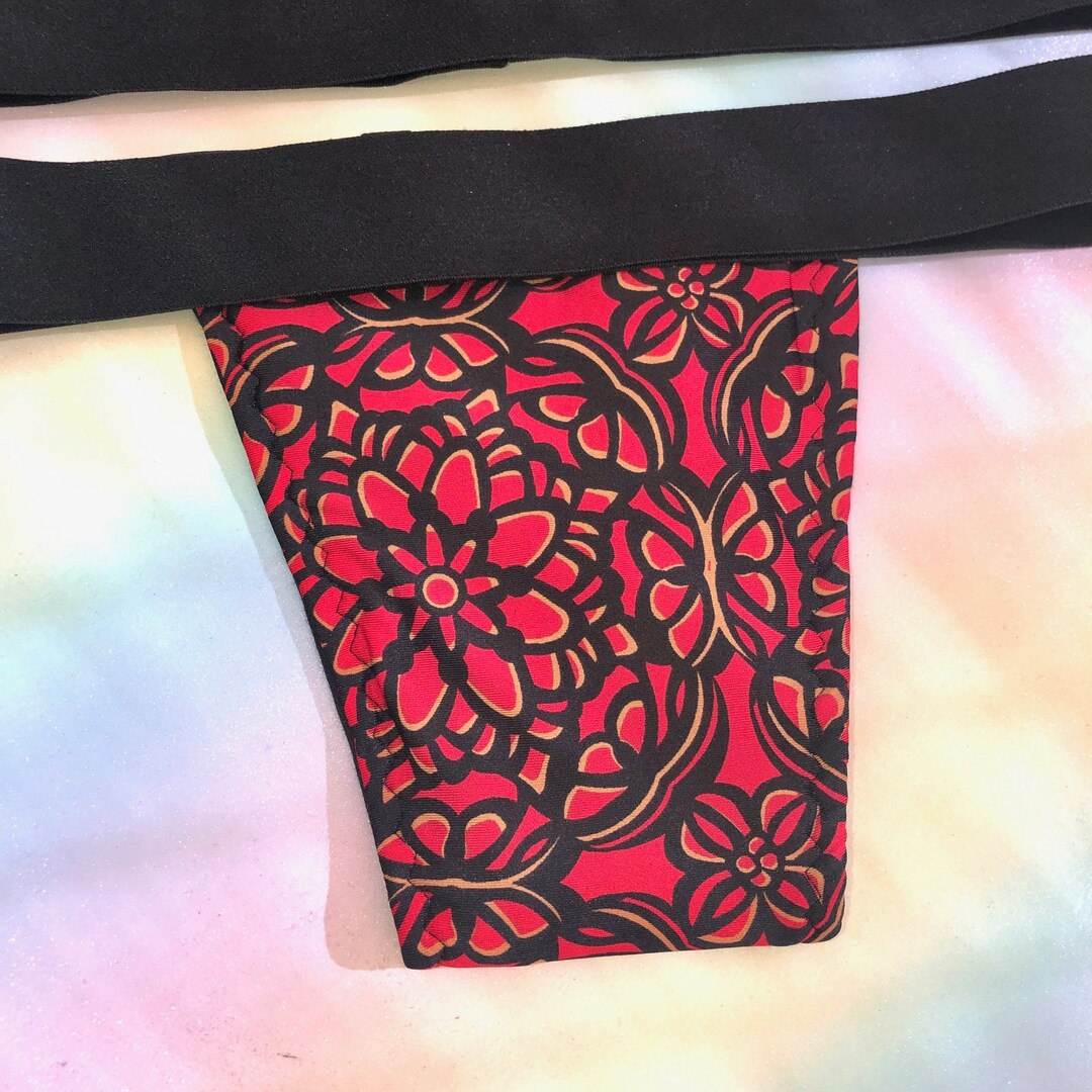 Ultimate Tuck Special Edition Red N Gold Gaff Thong. - Etsy