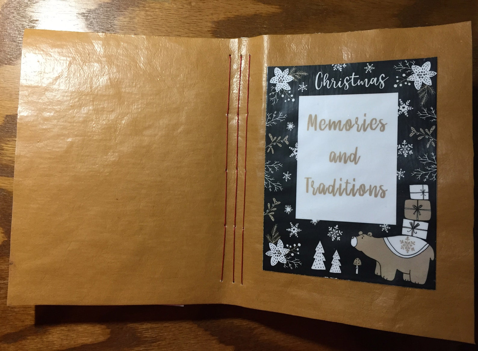Handmade Christmas Memories Journal Cards Tags Stickers | Etsy
