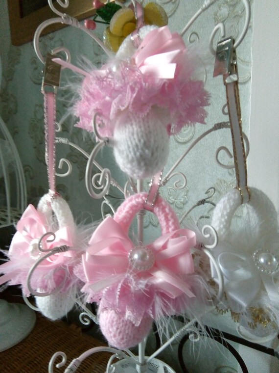 Pram Charm Handmade Knitted Dummy Girl all Colours - Etsy UK