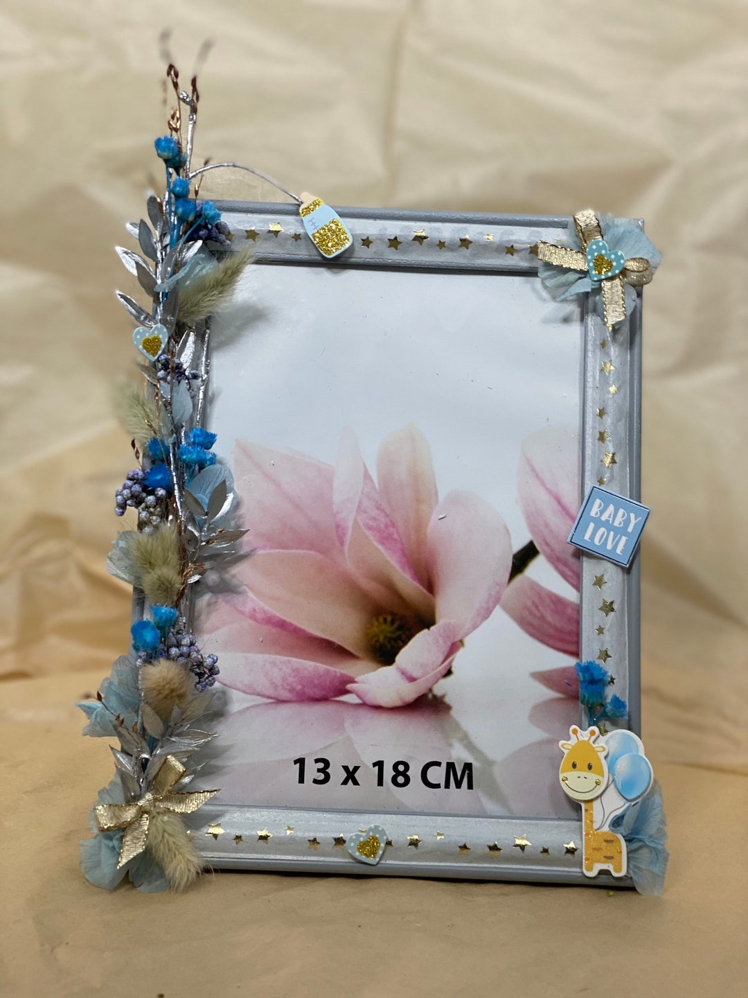 Baby Blue Photo Frame - Etsy
