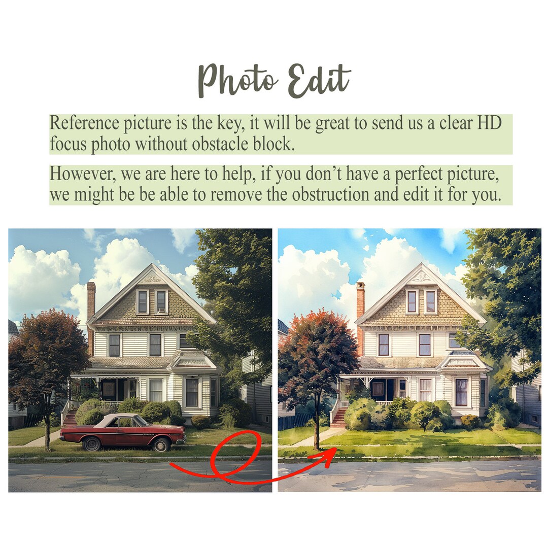 Photo Edit, Picture Edit, Obstacle Removal - Etsy