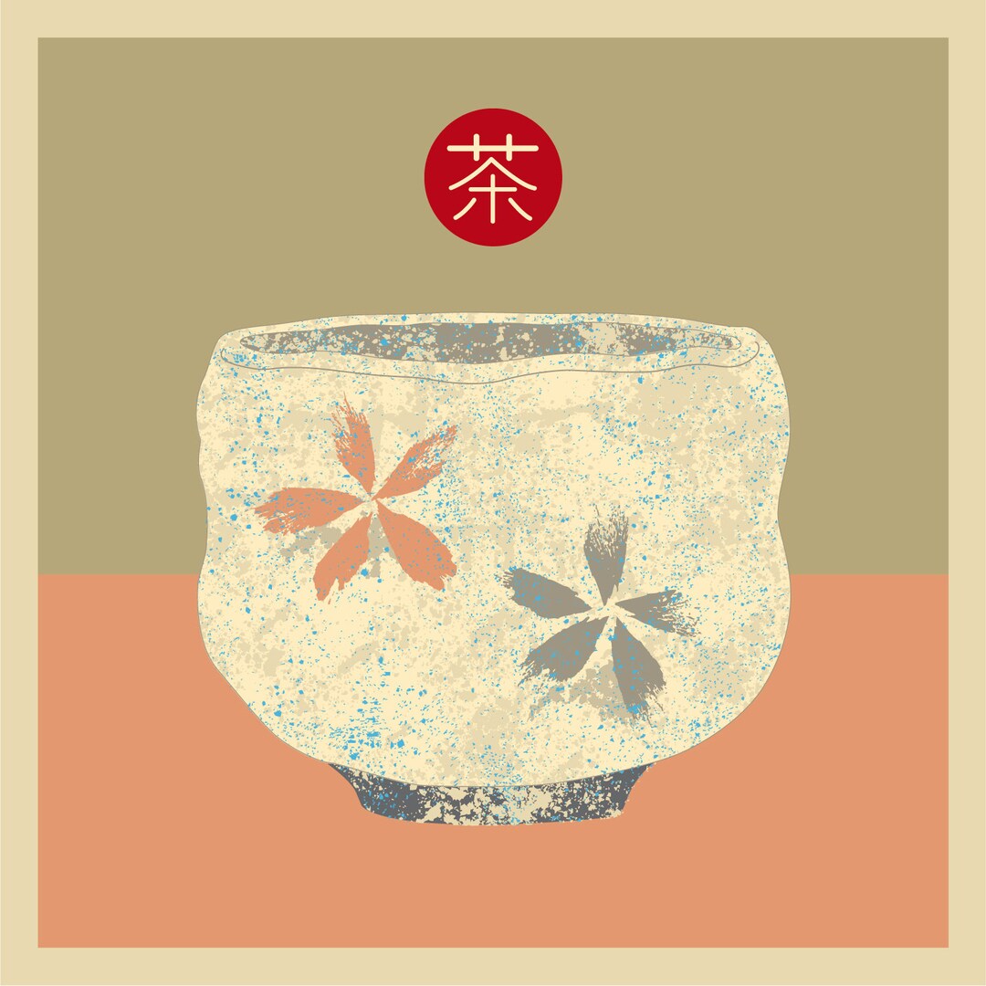 Wall Art Print, Tea Bowl, Chawan, a Digital File That Buyers Will ...