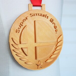 Set of 3 Super Smash Bros. Tournament Placement Medals - Etsy