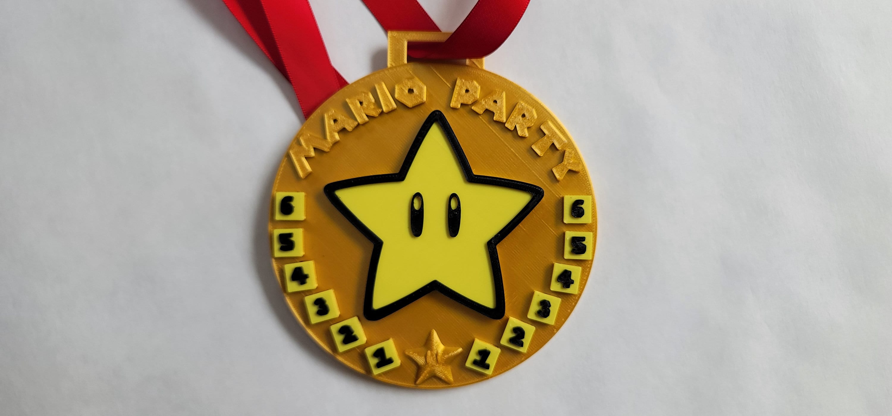 Set of 3 Mario Party Placement Medals - Etsy