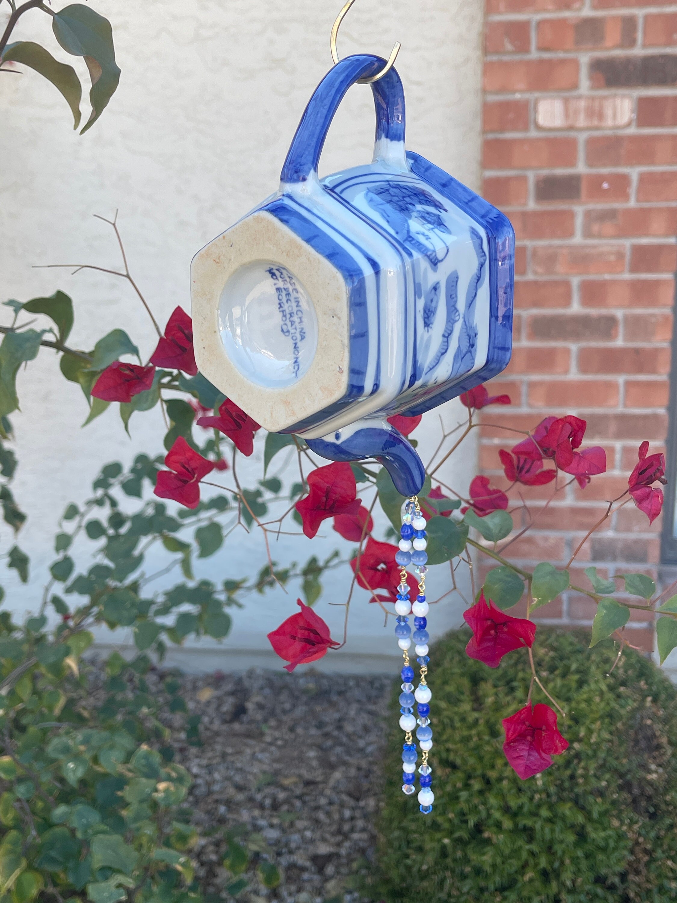 Blue and White "pouring" Teapot - Etsy
