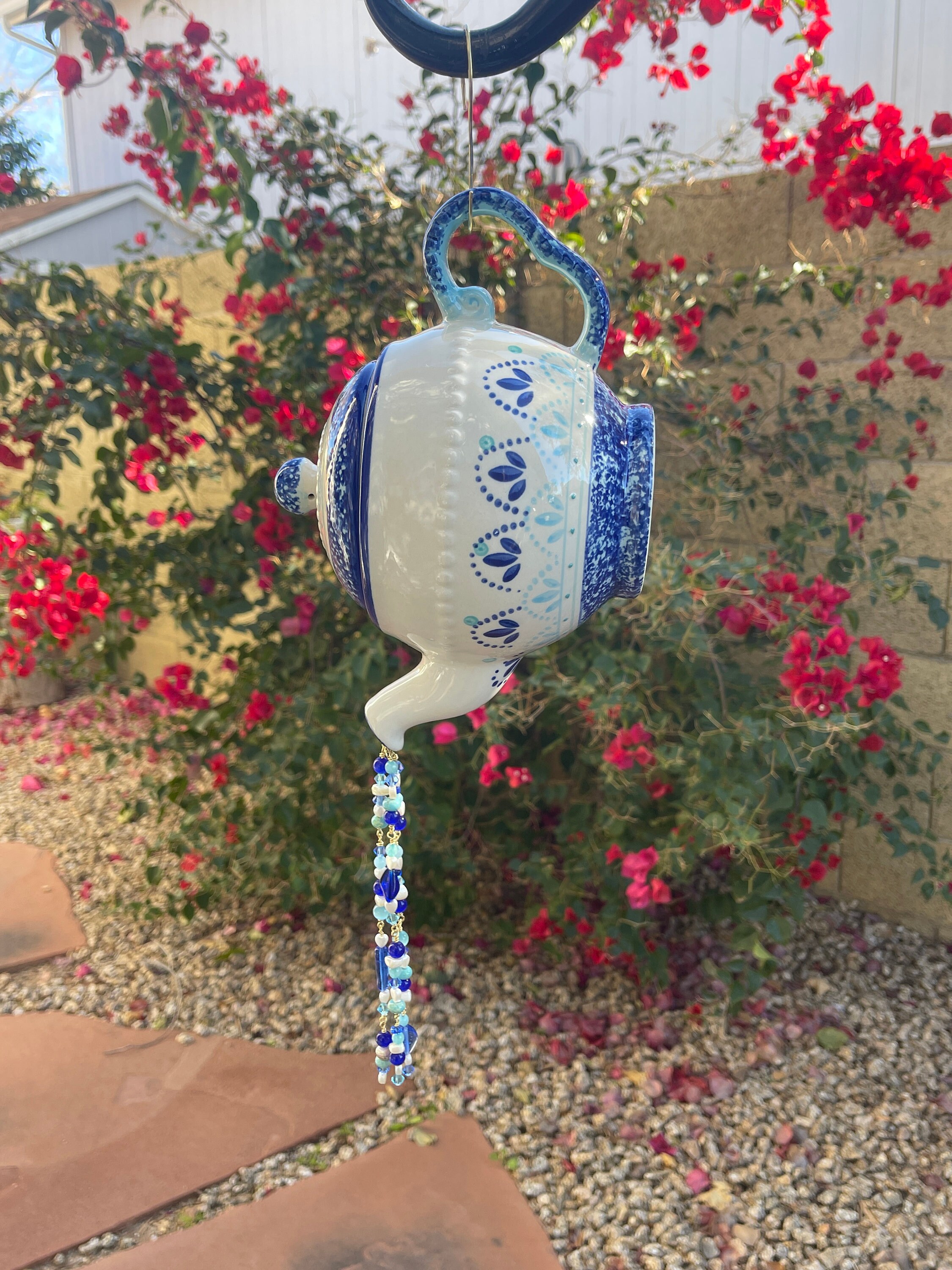 Whimsical "pouring" Teapot - Etsy