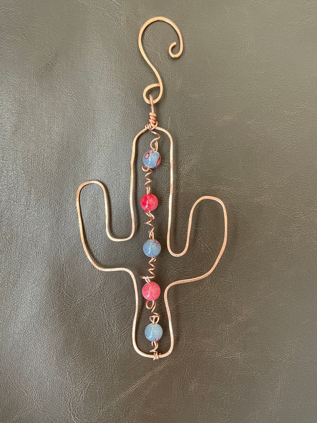 Copper Cactus Decor, Hand Formed - Etsy