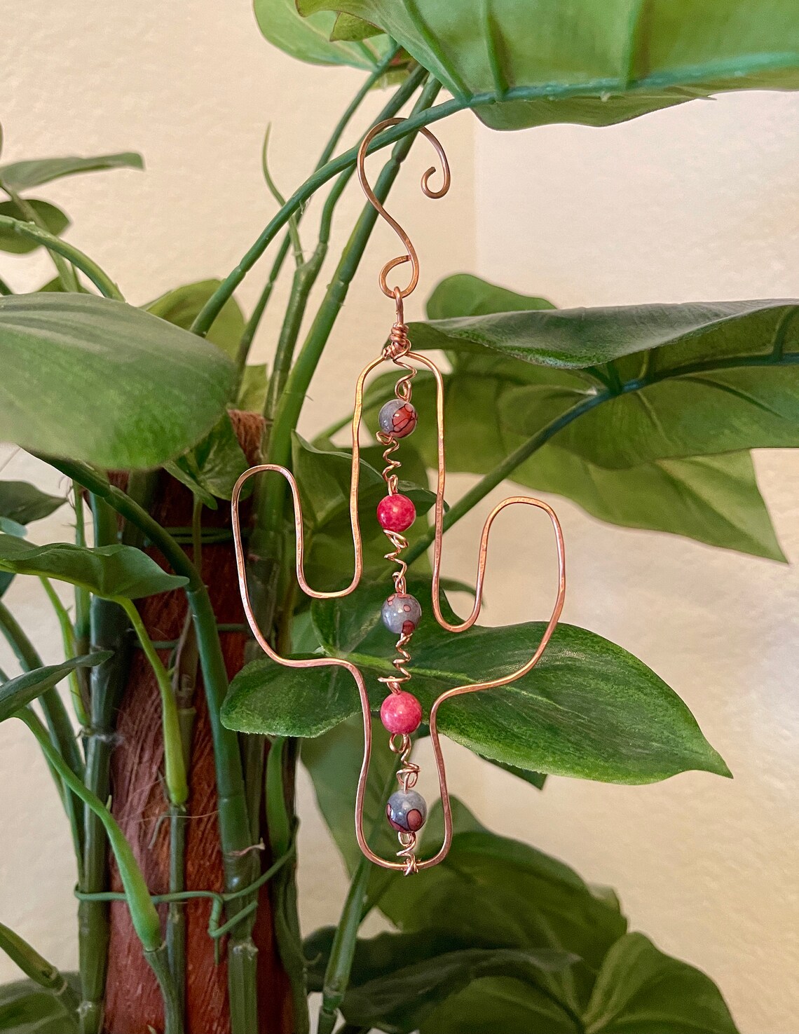Copper Cactus Decor, Hand Formed - Etsy