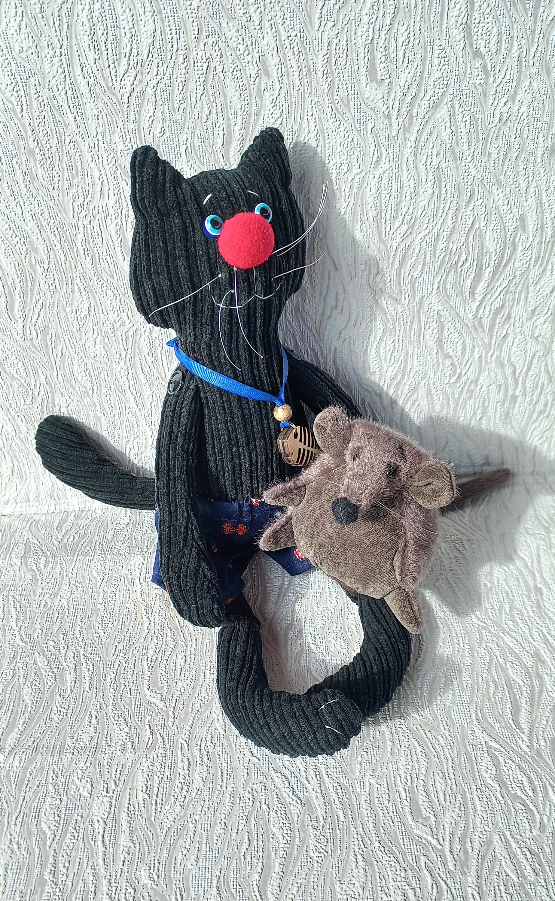 Mouse Toy Little Fat Mouse Fur Mouse Mouse Squeaks Handmade - Etsy