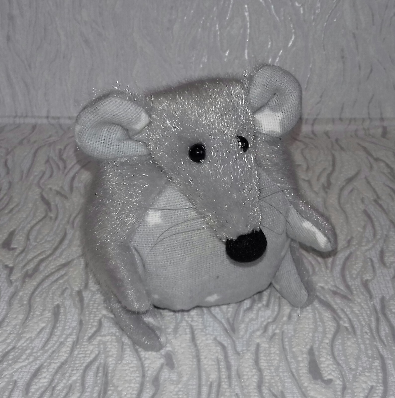 Mouse Toy Little Fat Mouse Fur Mouse Mouse Squeaks Handmade - Etsy