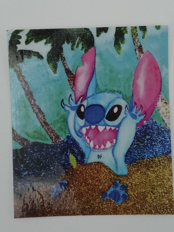 Lilo and Stitch Inspired Sandcastle Sticker lealuv23art - Etsy