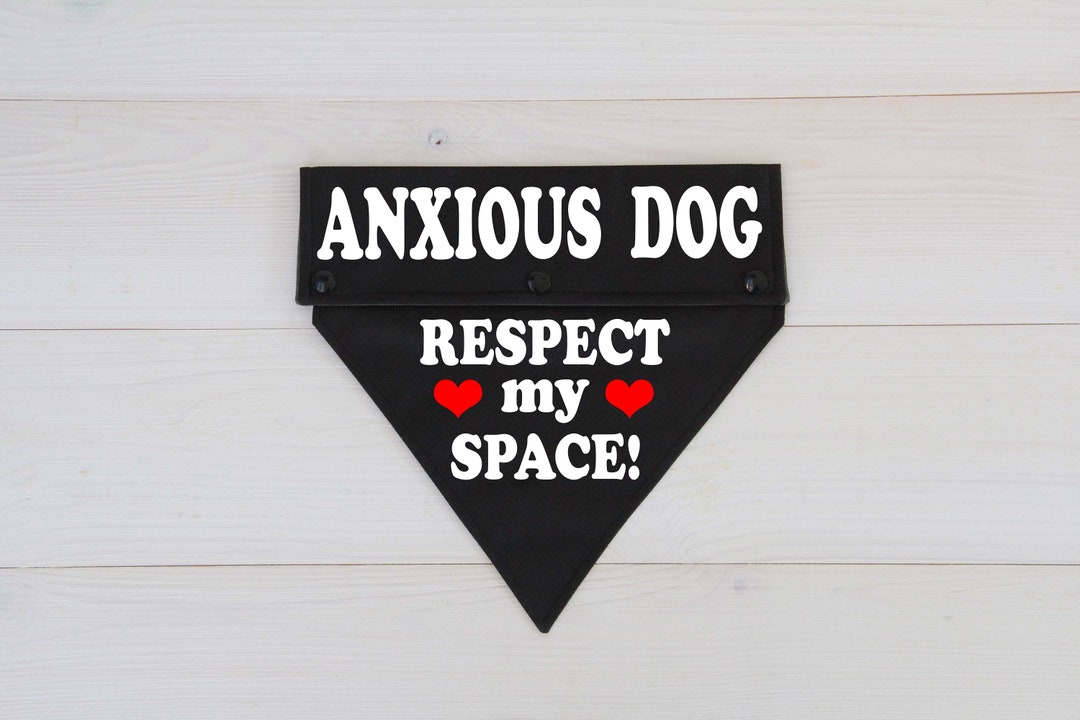 Anxious Dog Flag Bandana | CANVAS FABRIC - Etsy