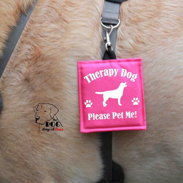 Therapy Dog Tag - Etsy