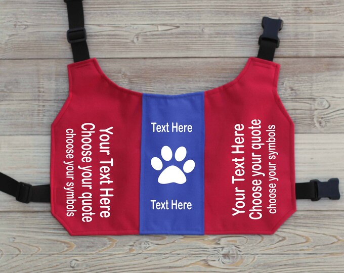 Black Loop Cape for Dog Designed to Attach to a Dog Harness That Has D ...