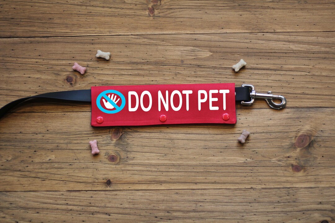 DO NOT PET Leash Wrap |canvas Wrap - Etsy