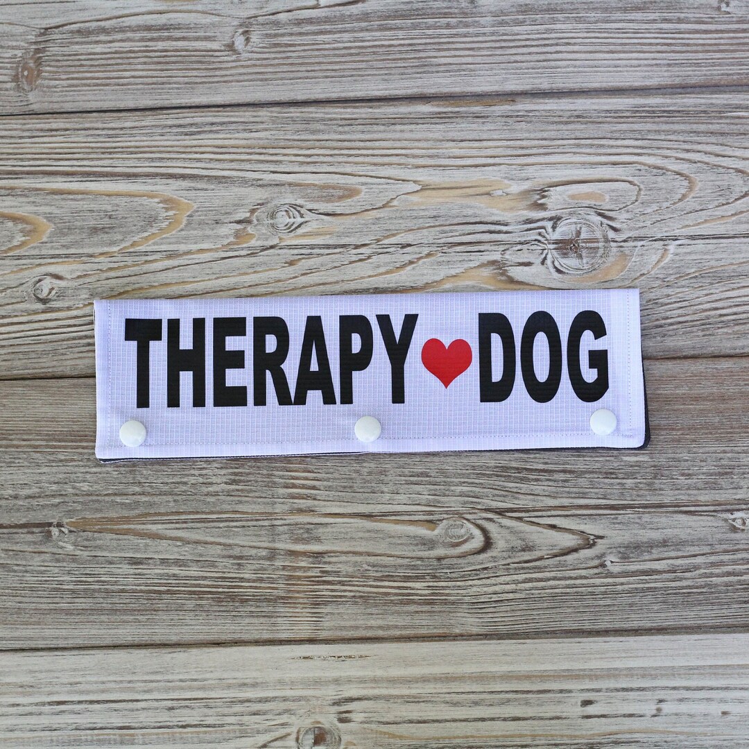 Manchon de laisse pour chien, enveloppement de laisse THERAPY DOG ...