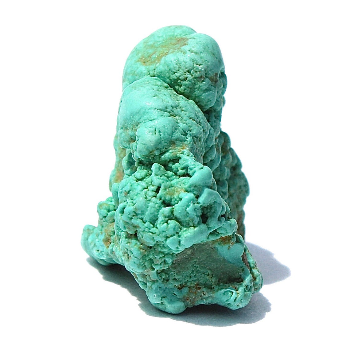 Seafoam Turquoise Rough Gemstone Specimen, 6 Grams, Blue Green Bumpy ...