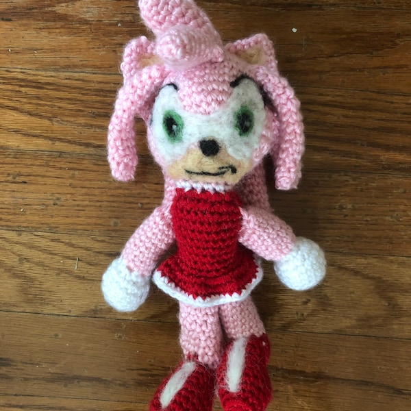 Knuckles Sonic the Hedgehog Crochet - Etsy