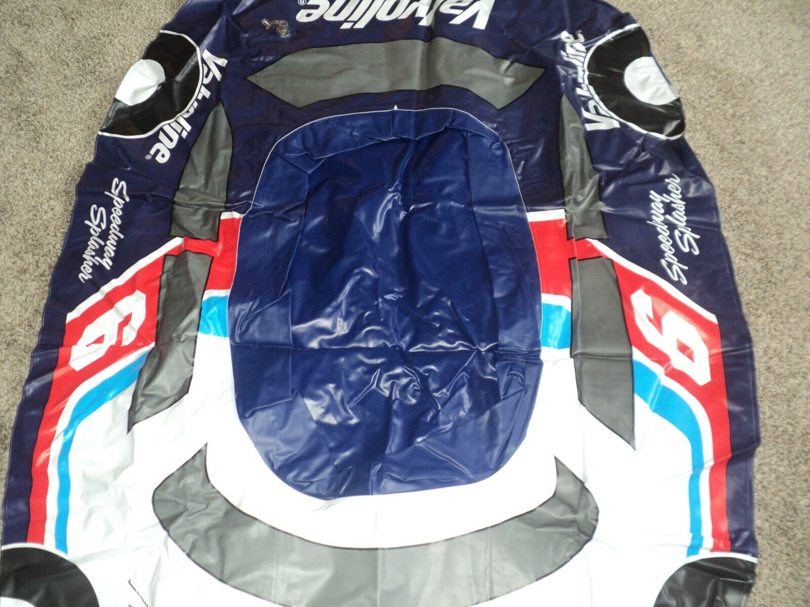 Inflatable Pool Raft Float, Vintage 1980's Valvoline Mark Martin NASCAR ...