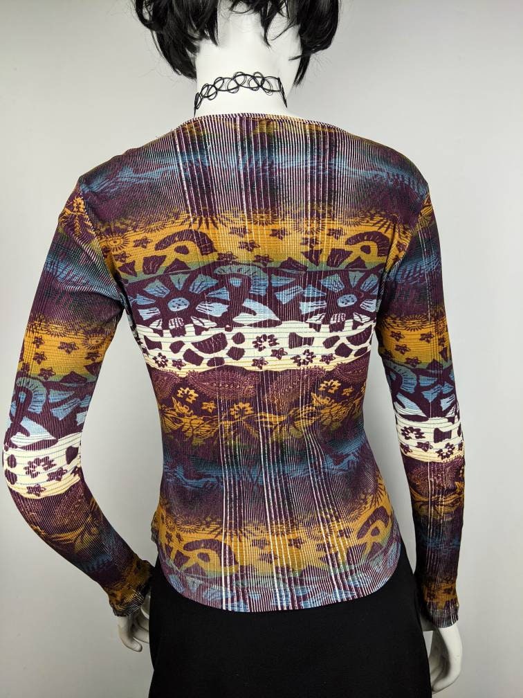 90s Vintage KENZO Ribbed Top Animal Print. Kenzo Jeans Leopard, Paisley ...