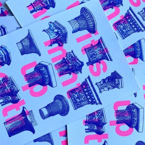 It's Mint up North Risograph Print 2 Colour Riso Print - Etsy