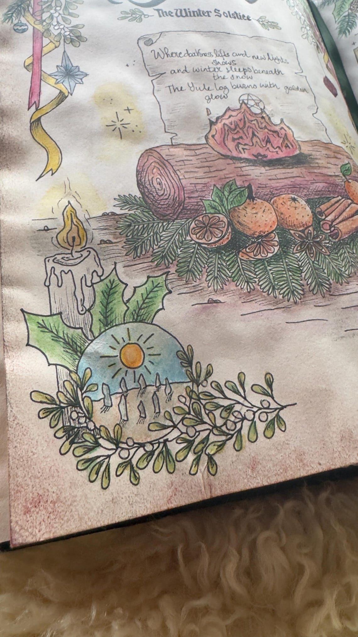 Yule: a Season of Darkness and Dawn — Grimoire Book of Shadows Pages ...