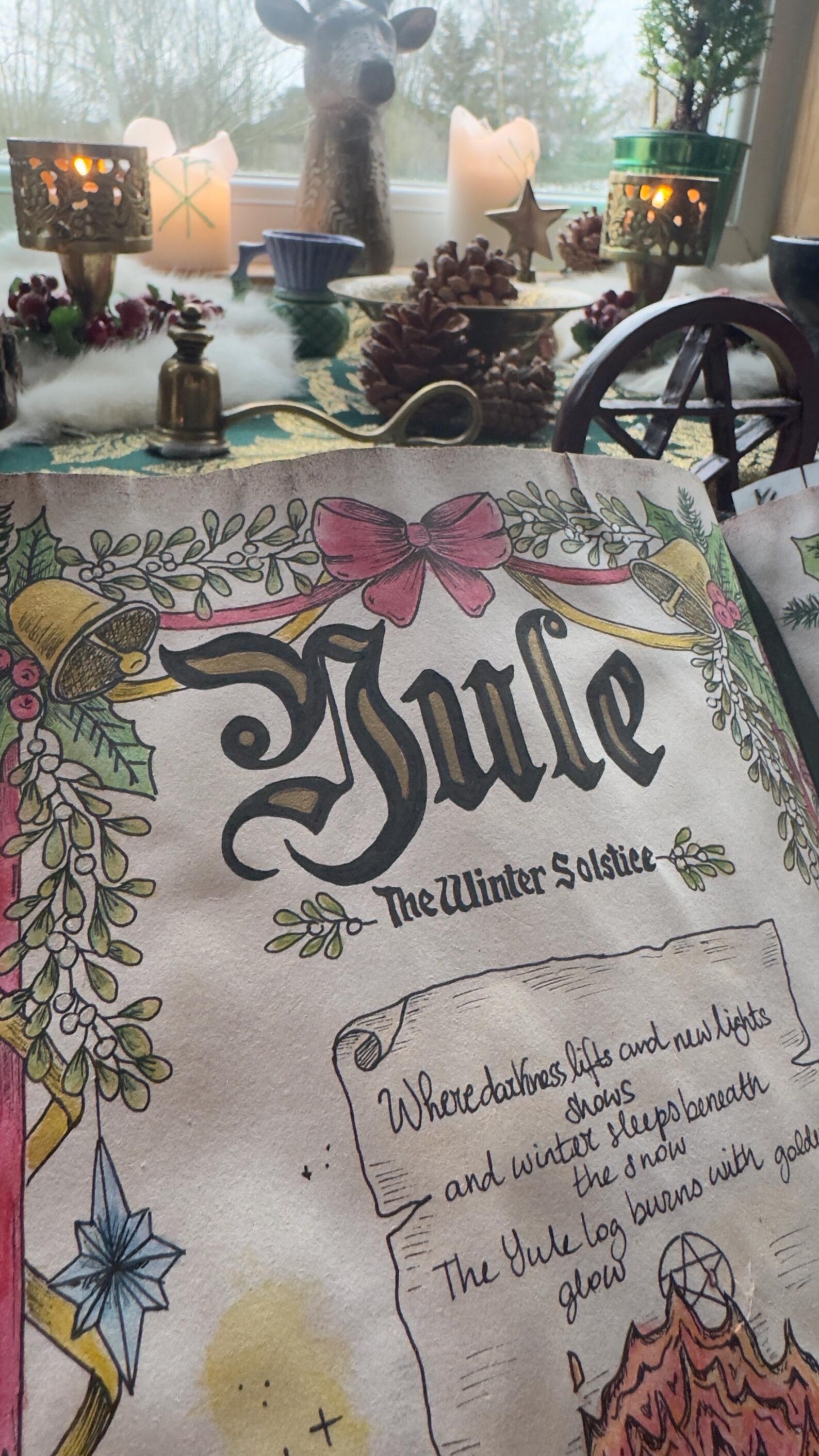 Yule: a Season of Darkness and Dawn — Grimoire Book of Shadows Pages ...