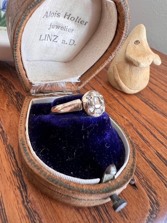 Antique Northern European Georgian era cluster ring i… - Gem